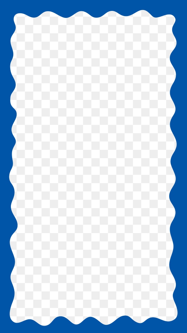 Blue frame png, transparent background | Premium PNG - rawpixel