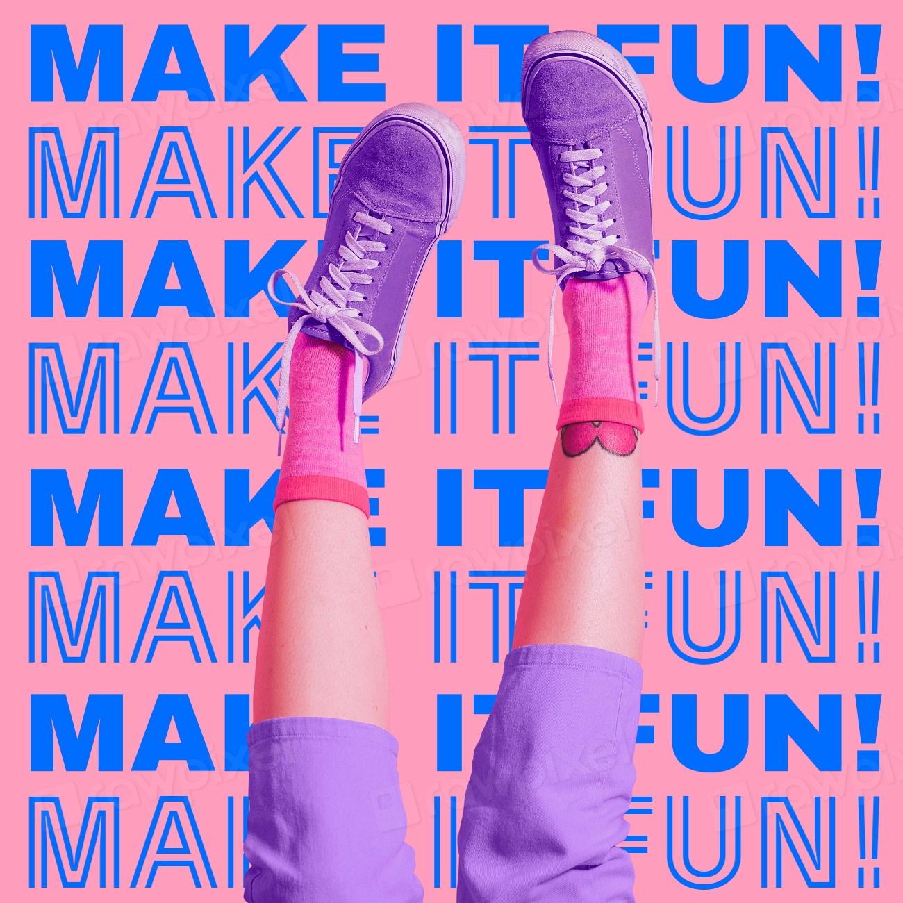 Funky pink Instagram post template, | Premium Editable Template - rawpixel