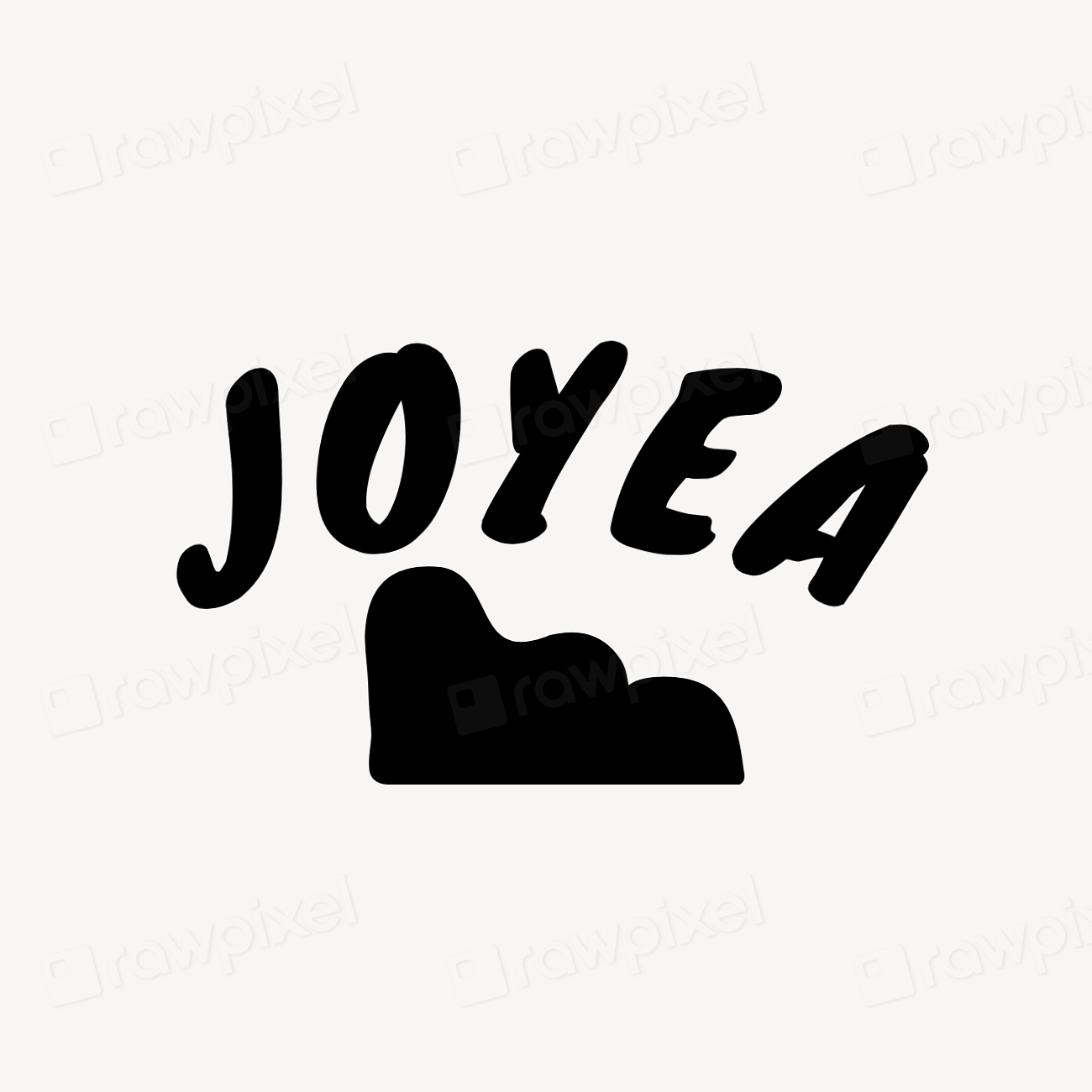 Editable black branding logo | Free Logo Maker - rawpixel