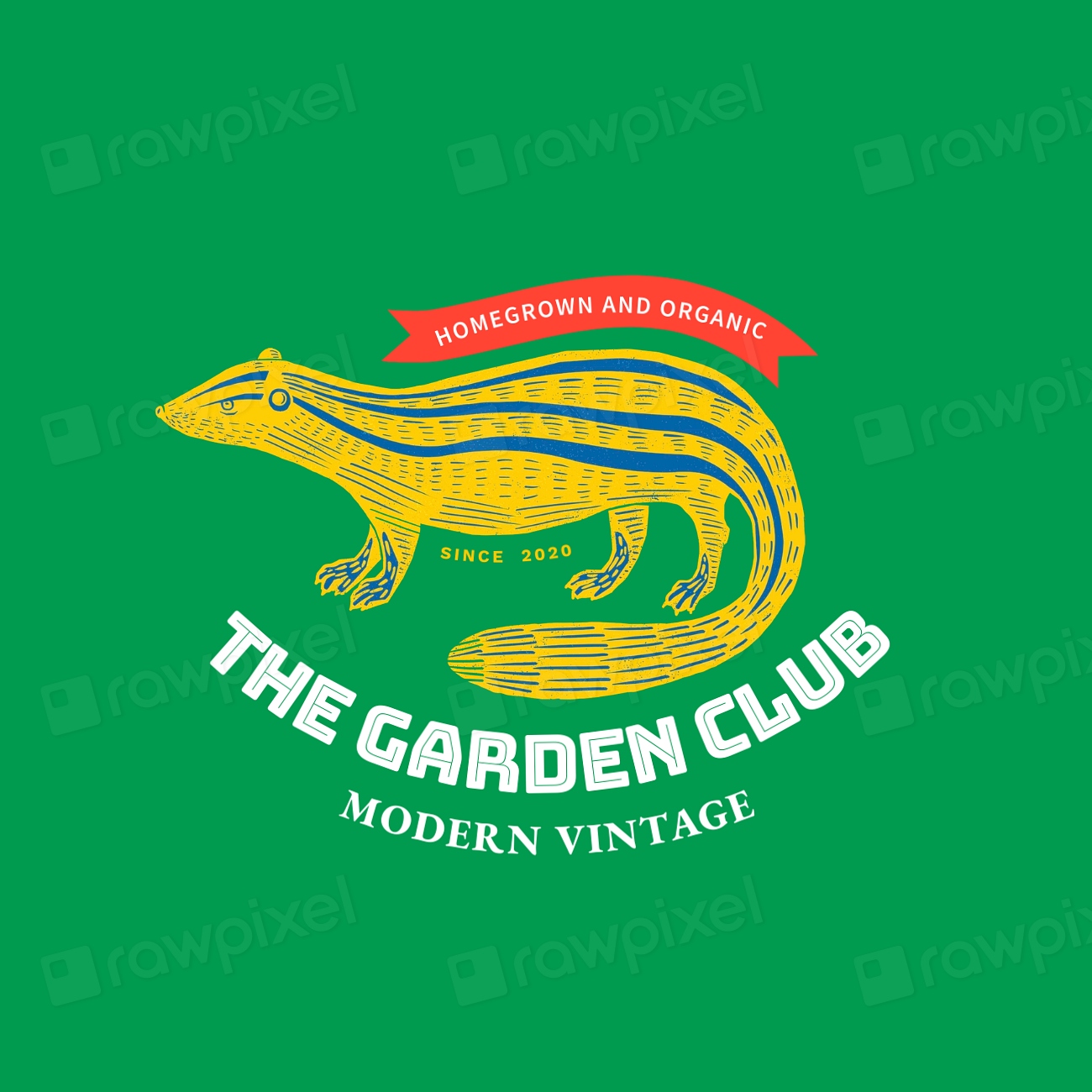 Vintage club logo template, editable | Premium Logo Maker - rawpixel