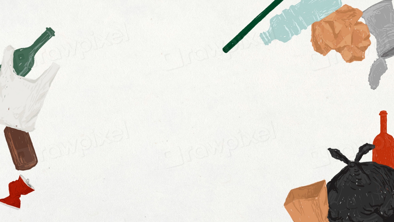 Plastic pollution frame desktop wallpaper, | Premium Editable Design ...