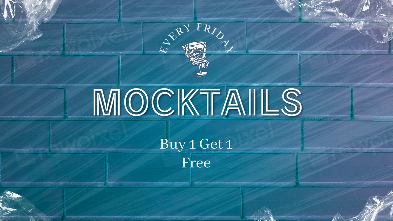 Mocktails promotion banner template, editable | Premium Editable ...