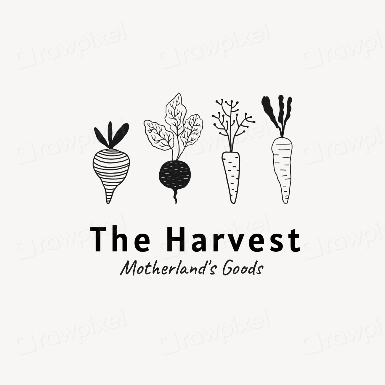 Harvest logo template, editable text | Premium Logo Maker - rawpixel