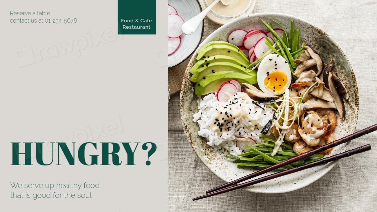 Healthy food blog banner template, | Premium Editable Template - rawpixel