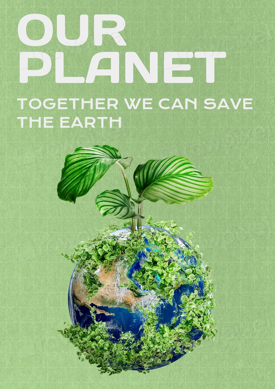 Our planet poster template, editable | Premium Editable Template - rawpixel