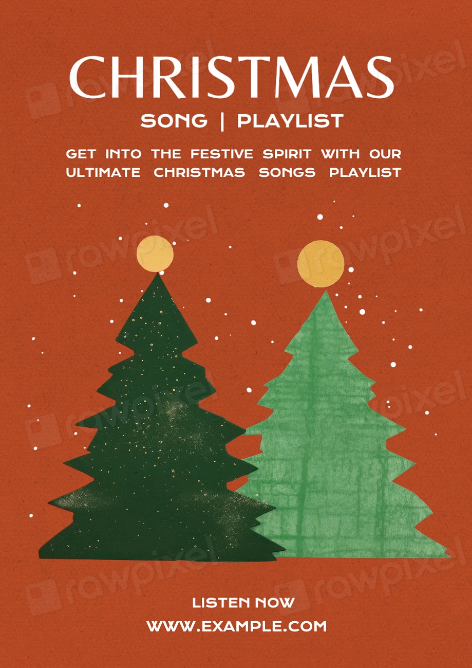 Music playlist poster template, editable | Premium Editable Template ...