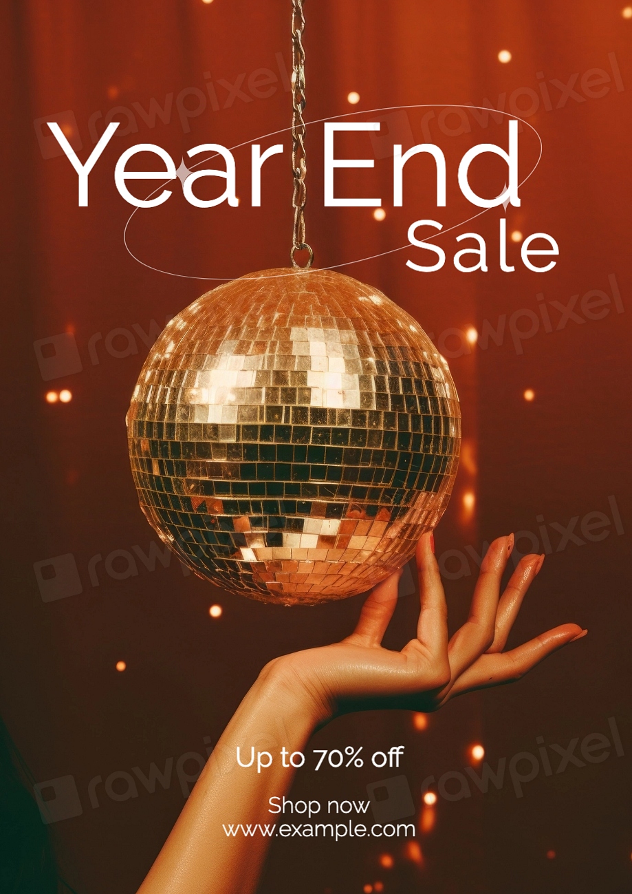 Year end sale poster template, | Premium Editable Template - rawpixel