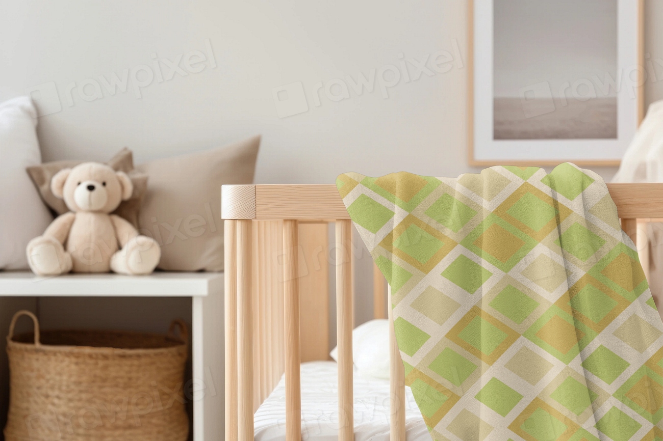 Baby blanket editable mockup | Premium Mockup Generator - rawpixel
