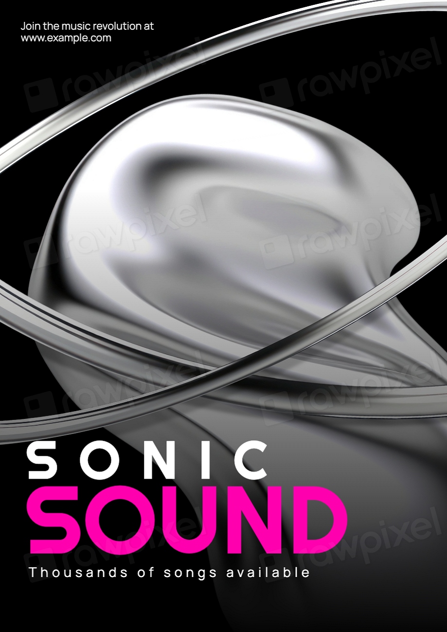 Future of music poster template | Premium Editable Template - rawpixel