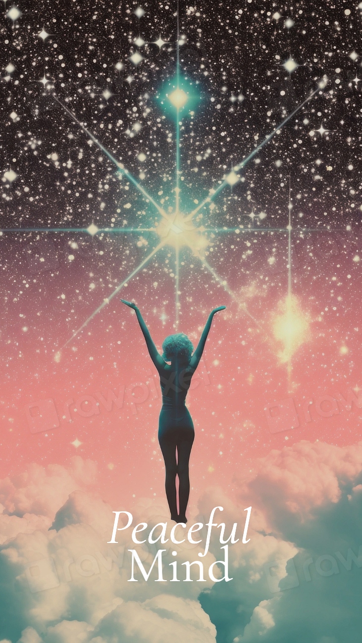 Peaceful mind | Premium Editable Template - rawpixel