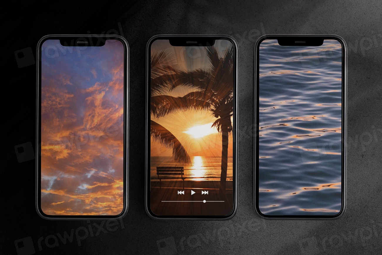 Editable mobile phone screen mockups | Premium Mockup Generator - rawpixel