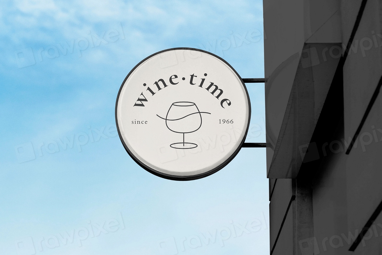 Round hanging sign mockup, editable | Premium Mockup Generator - rawpixel