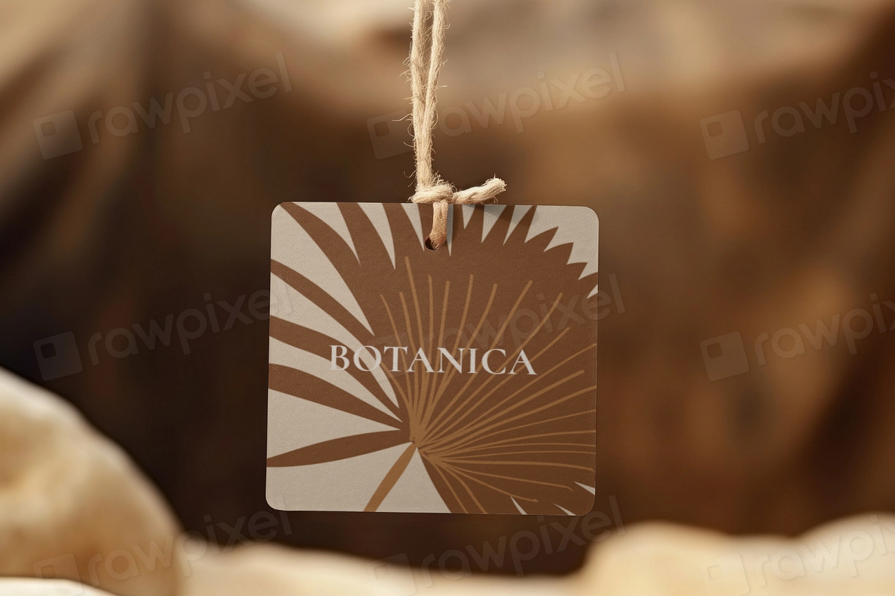 Editable paper tag mockup label | Premium Mockup Generator - rawpixel