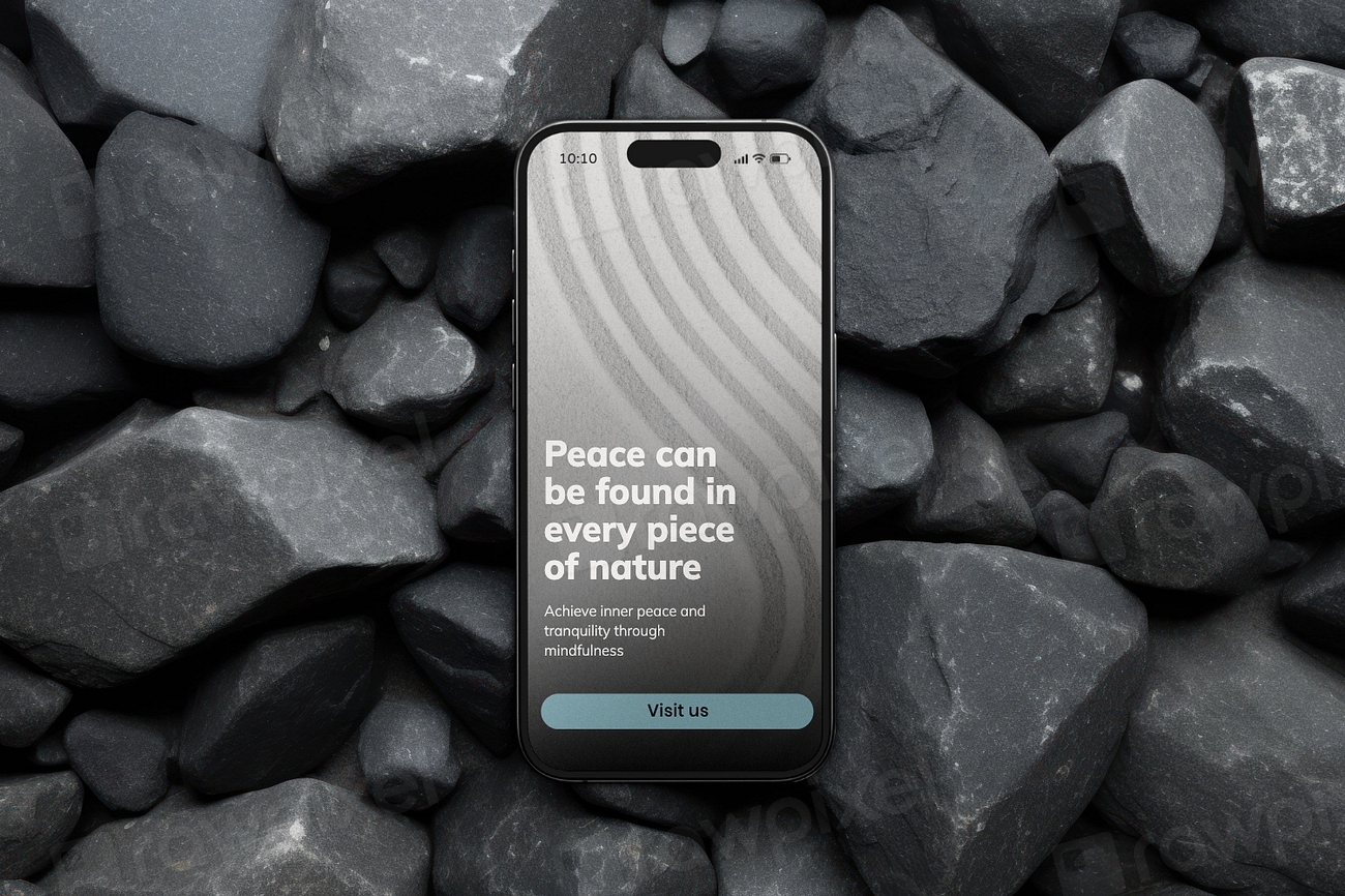 Mobile phone screen mockup, editable | Free Mockup Generator - rawpixel