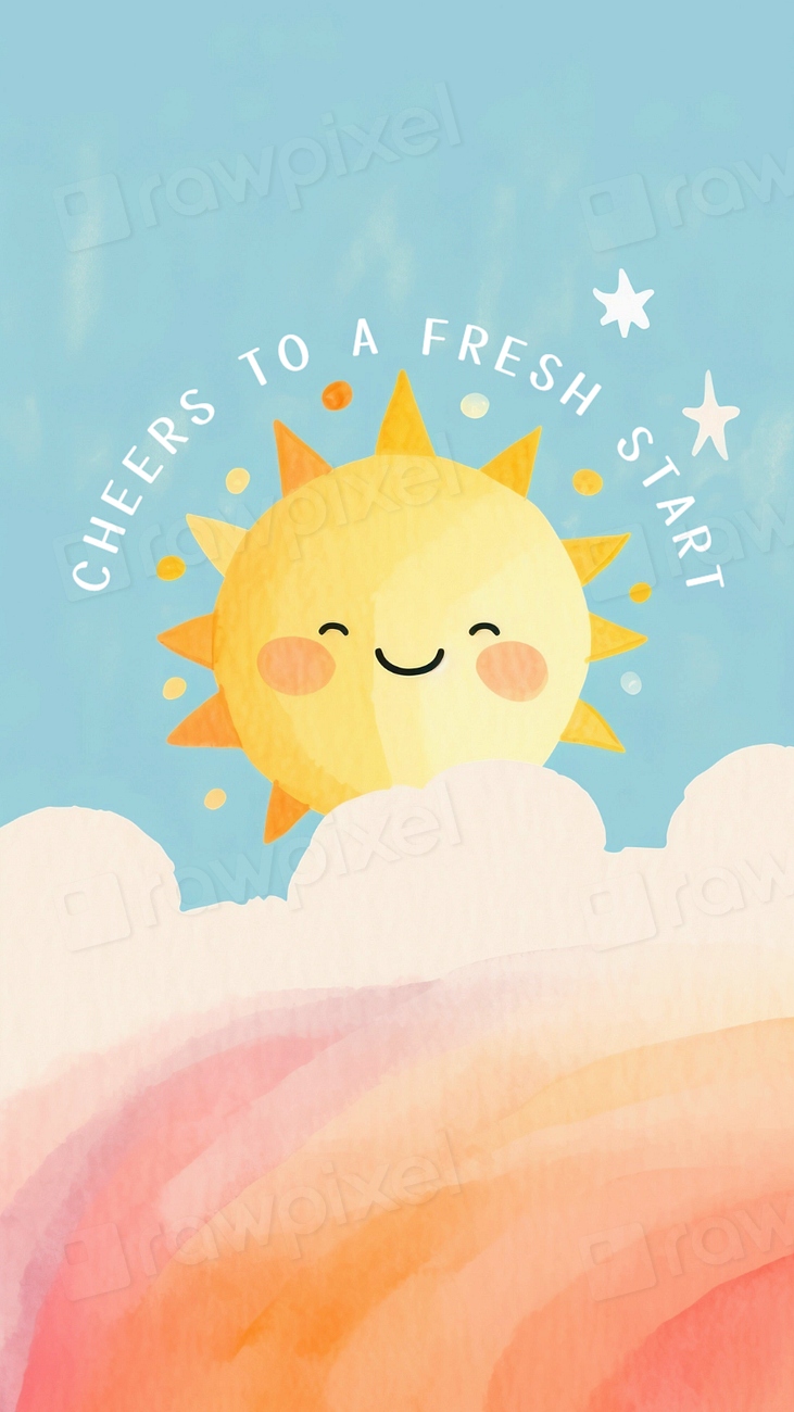 Cheers & fresh start quote | Premium Editable Template - rawpixel