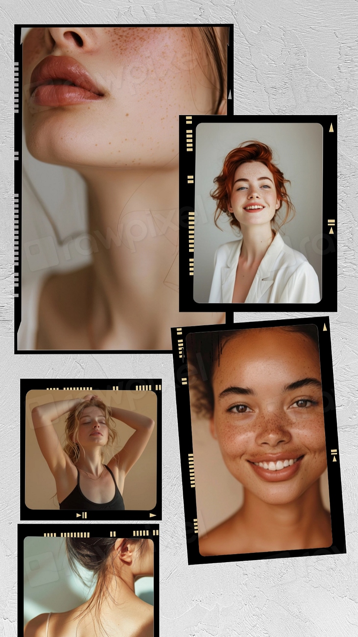 Minimal film strip photo collage, | Premium Photo Collage Maker - rawpixel