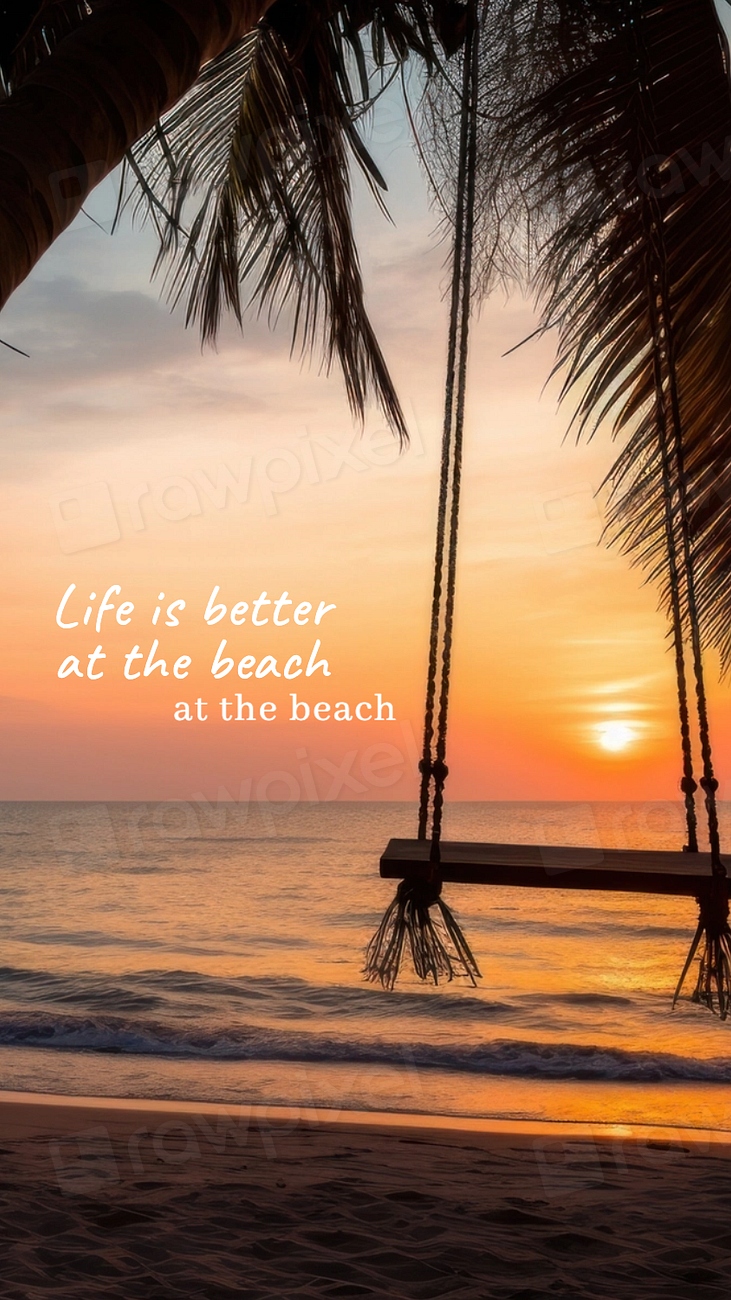 Beach Facebook story template | Premium Editable Template - rawpixel