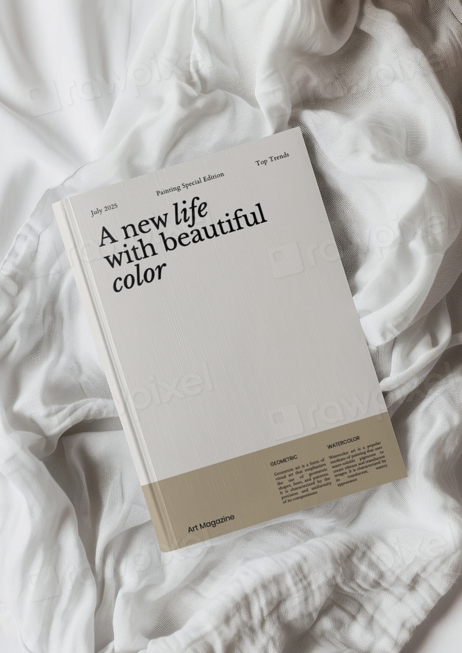 Editable flatlay book cover mockup | Premium Mockup Generator - rawpixel