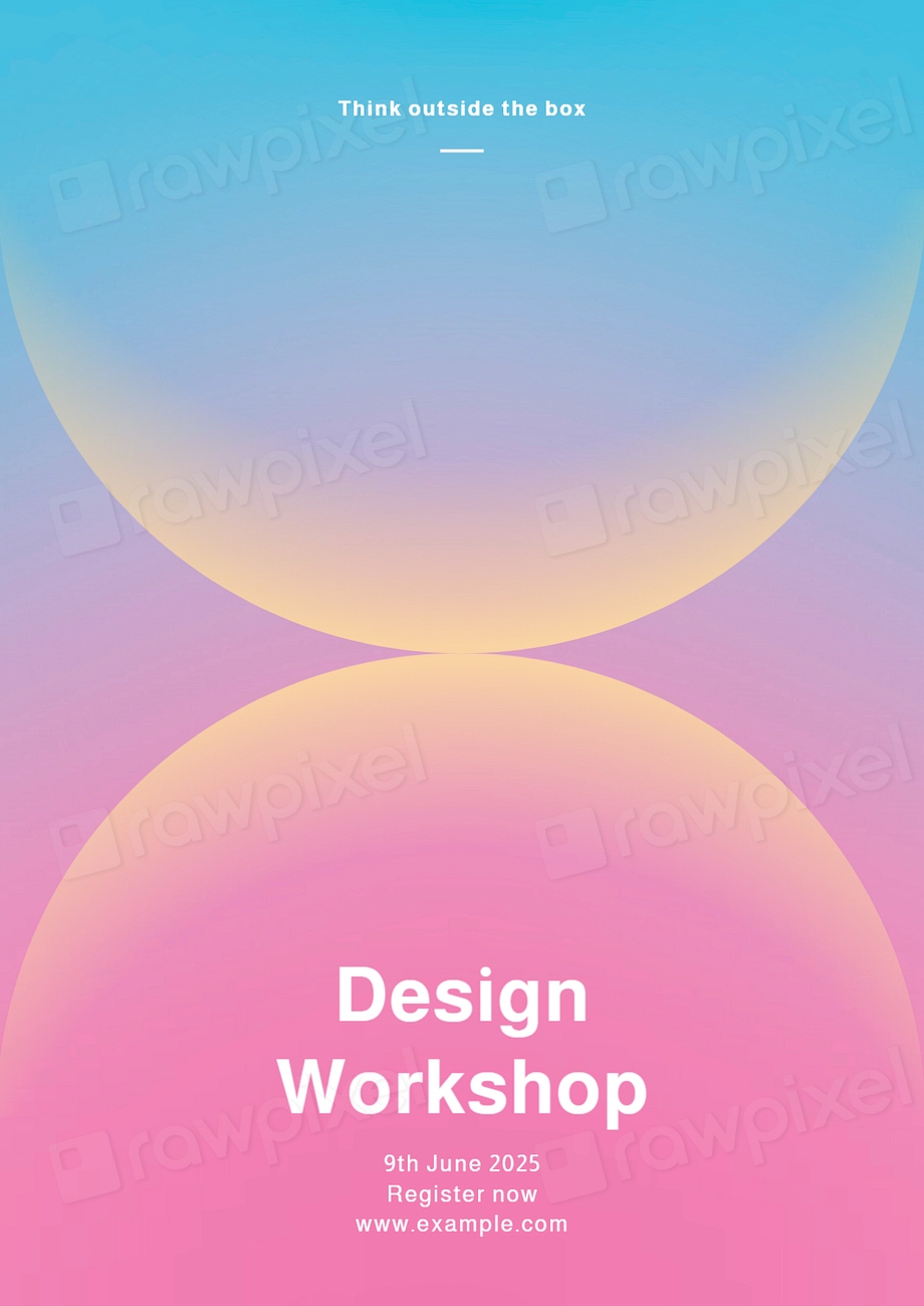 Design workshop poster template, editable | Free Editable Template ...