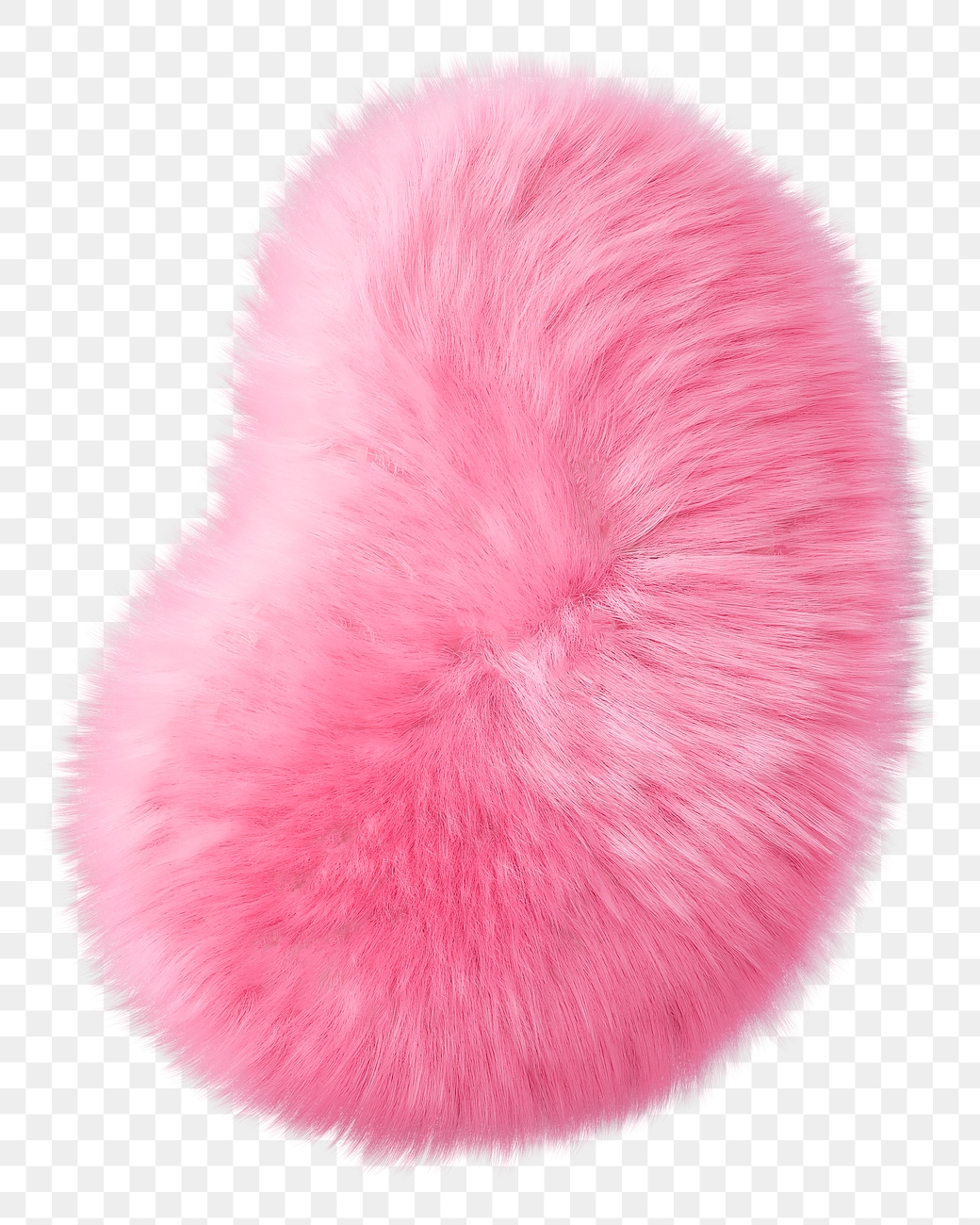 Pink blob shape png fluffy | Premium PNG - rawpixel