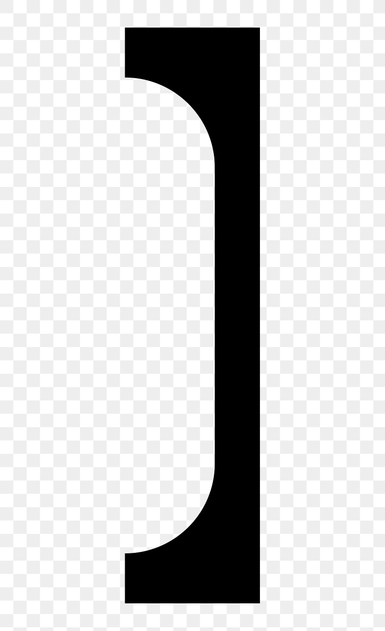 Square bracket sign png abstract | Free PNG - rawpixel