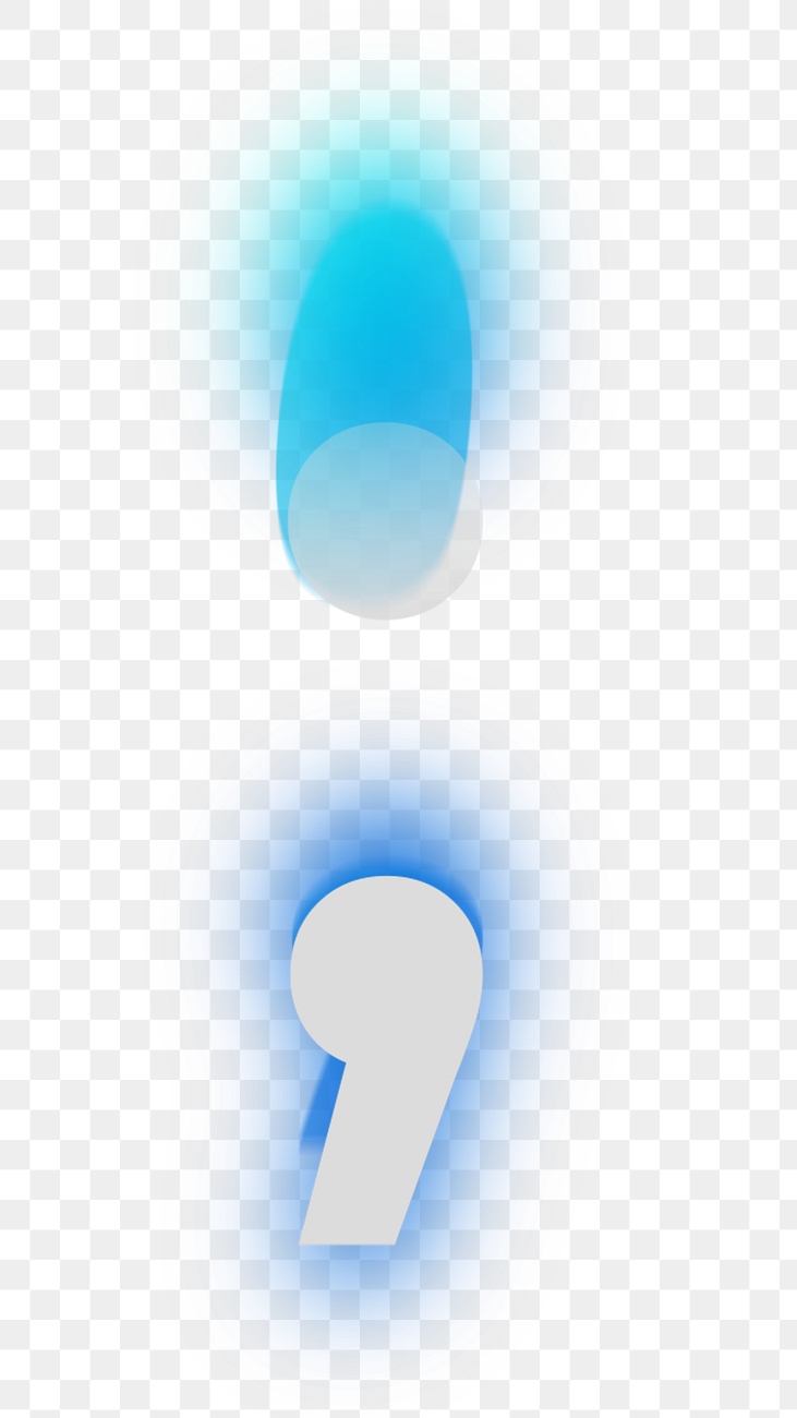 Semicolon png offset color sign, | Free PNG - rawpixel