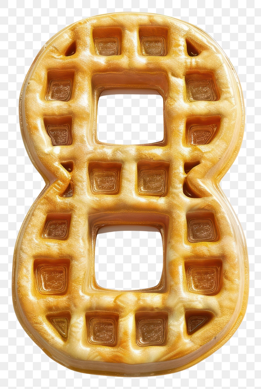 PNG Number 8 waffle symbol | Free PNG - rawpixel