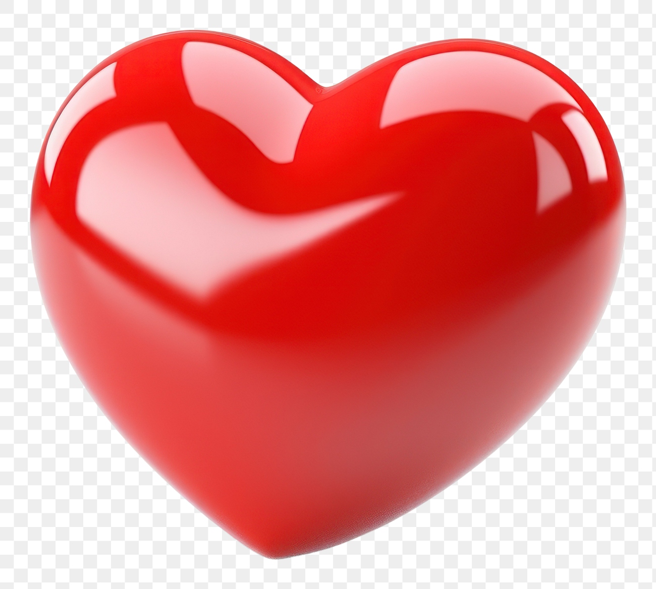 PNG Glossy red heart illustration | Premium PNG - rawpixel