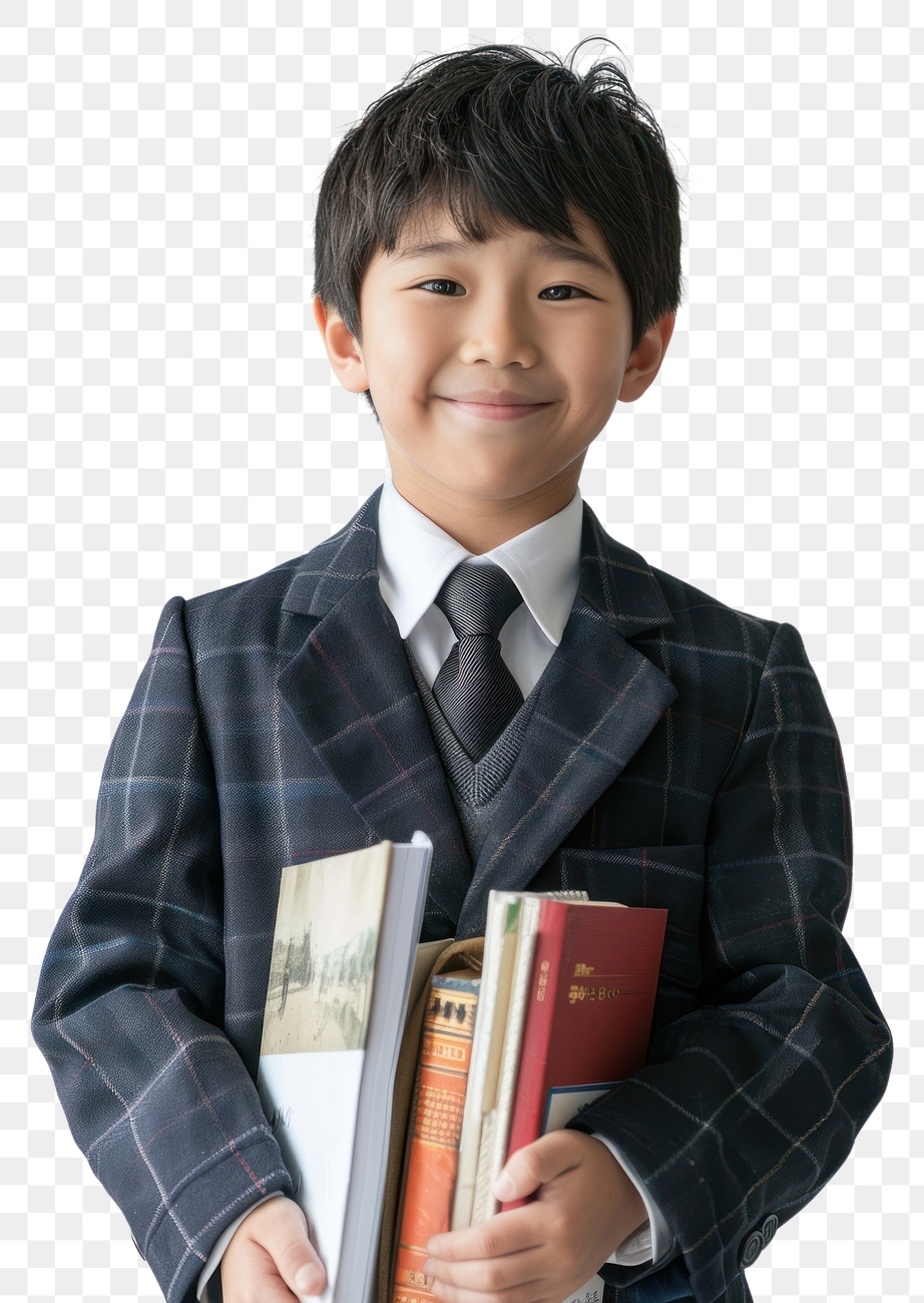 Young student holding books | Free PNG - rawpixel