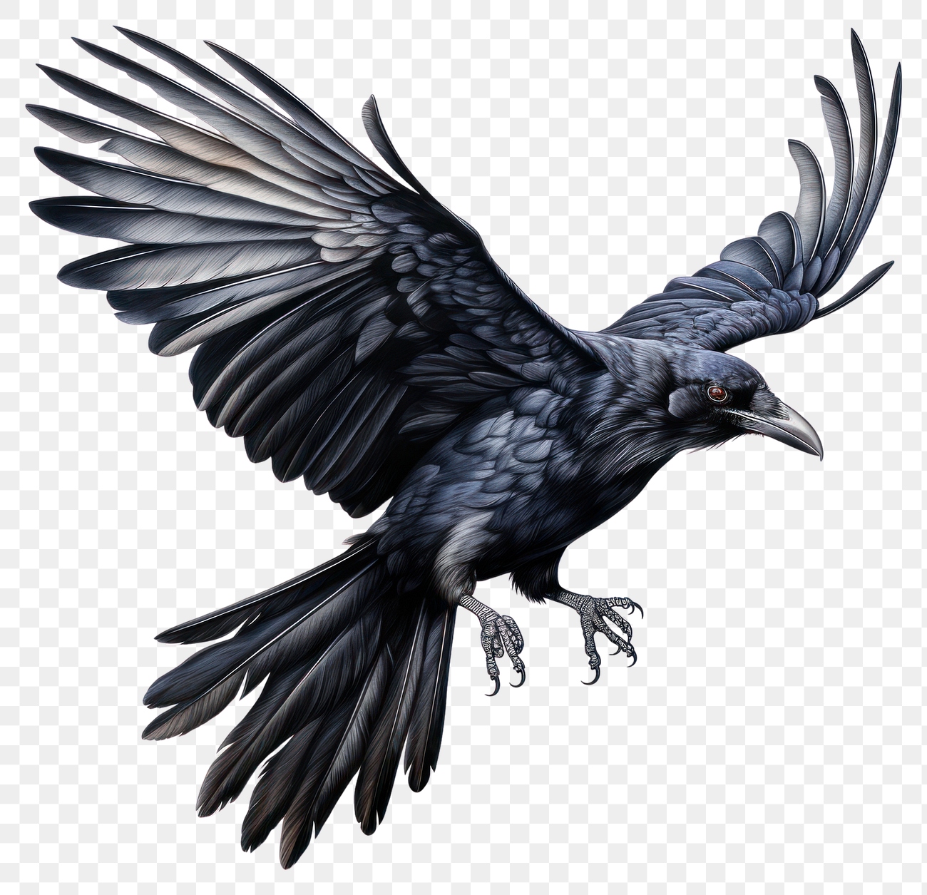 PNG Flying Crow bird crow | Premium PNG - rawpixel