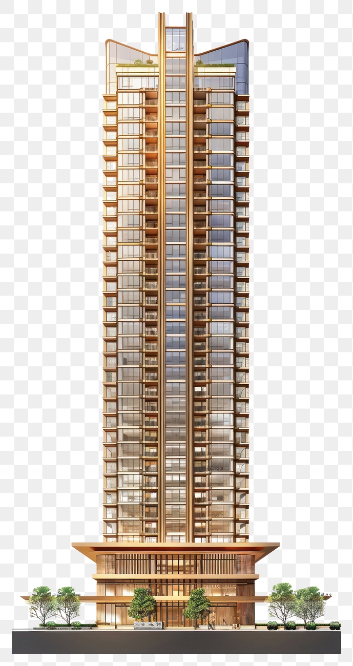 PNG Asian tall luxury condominium | Free PNG - rawpixel