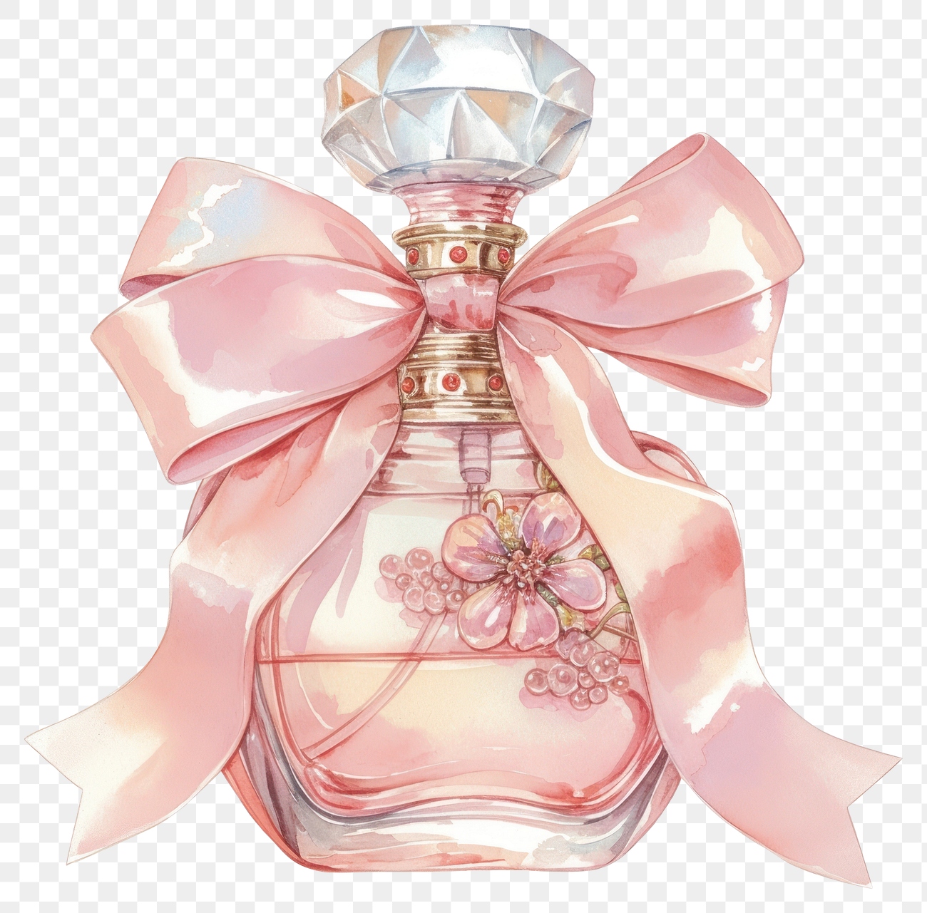 PNG Elegant perfume bottle illustration | Premium PNG - rawpixel