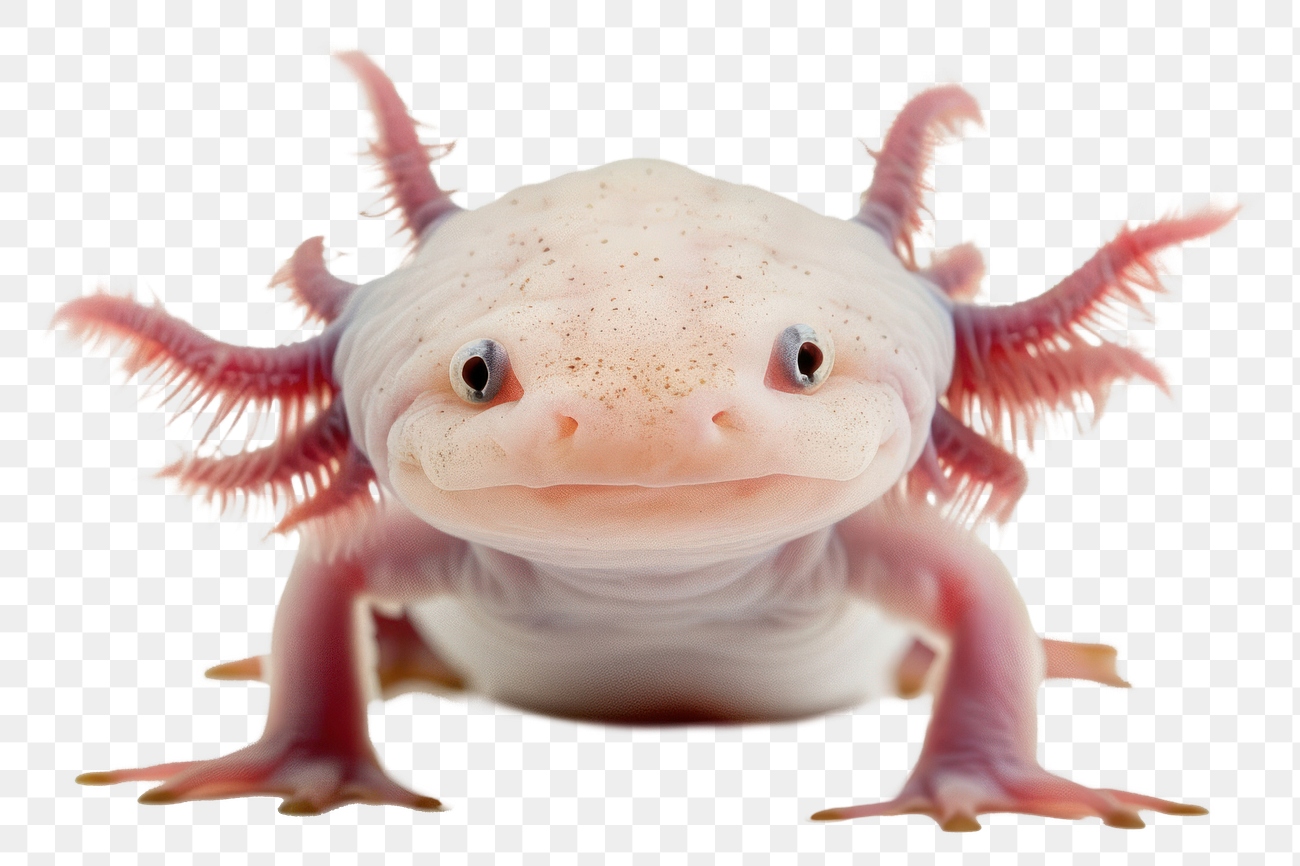 PNG Cute axolotl pink gills | Free PNG - rawpixel