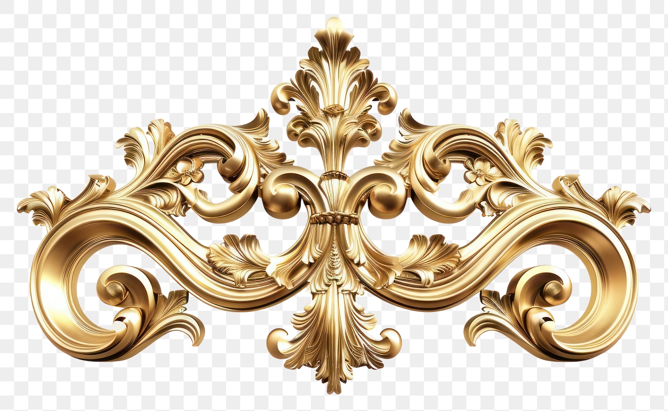 PNG Elegant golden ornamental design | Premium PNG - rawpixel