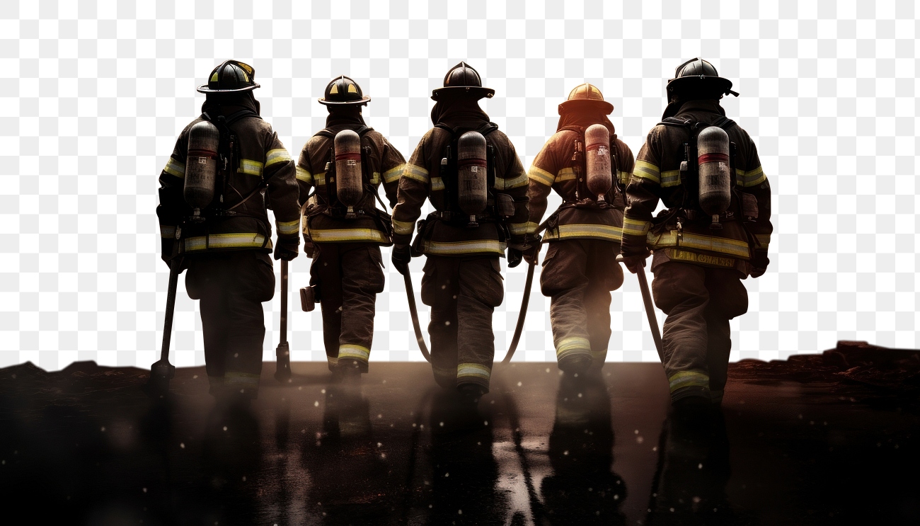 PNG Firefighters border, transparent background | Premium PNG - rawpixel