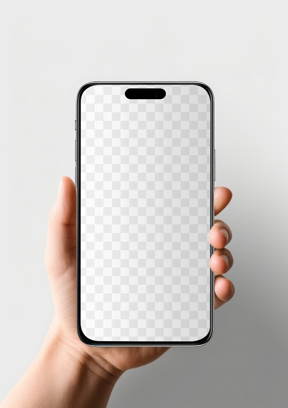 PNG phone screen mockup, transparent | Premium PNG - rawpixel