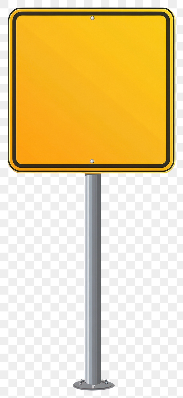 PNG Blank yellow road sign | Premium PNG - rawpixel