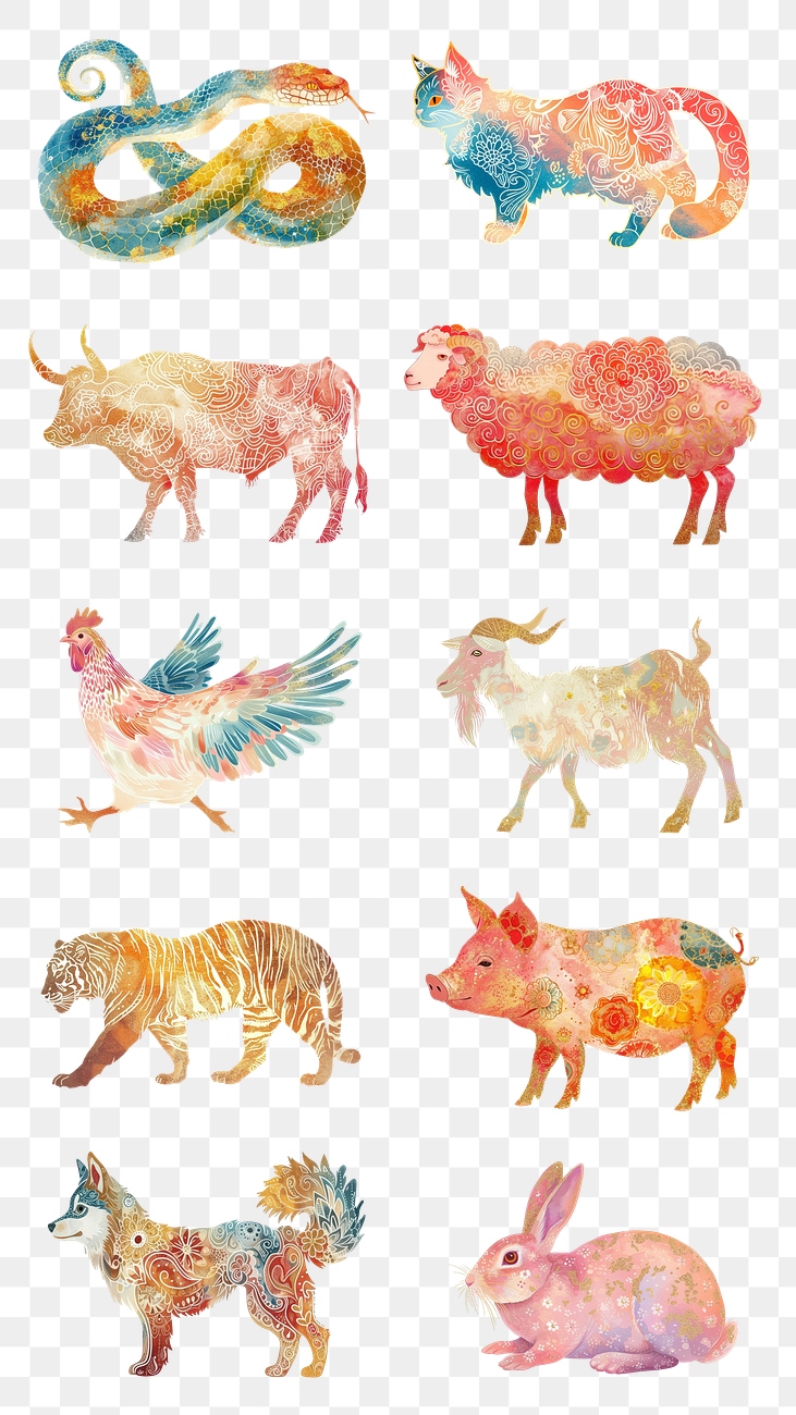 PNG Chinese folk animal art | Free PNG - rawpixel