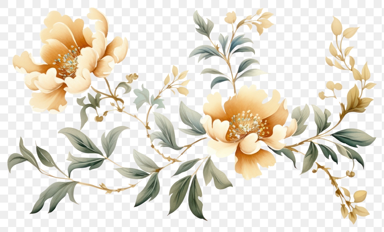 PNG Chinese flower motif pattern | Free PNG - rawpixel