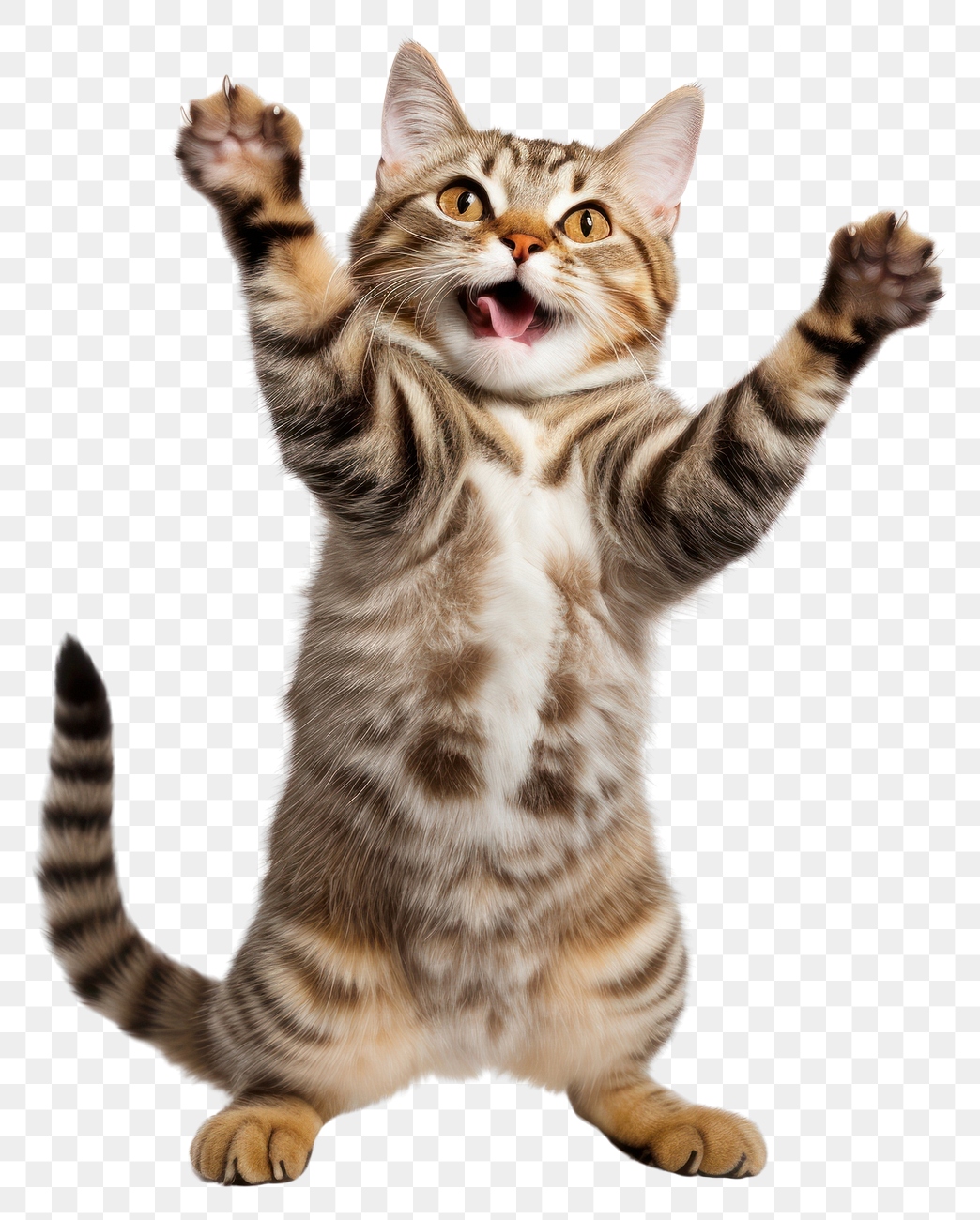 PNG Happy smiling dancing cat | Premium PNG - rawpixel