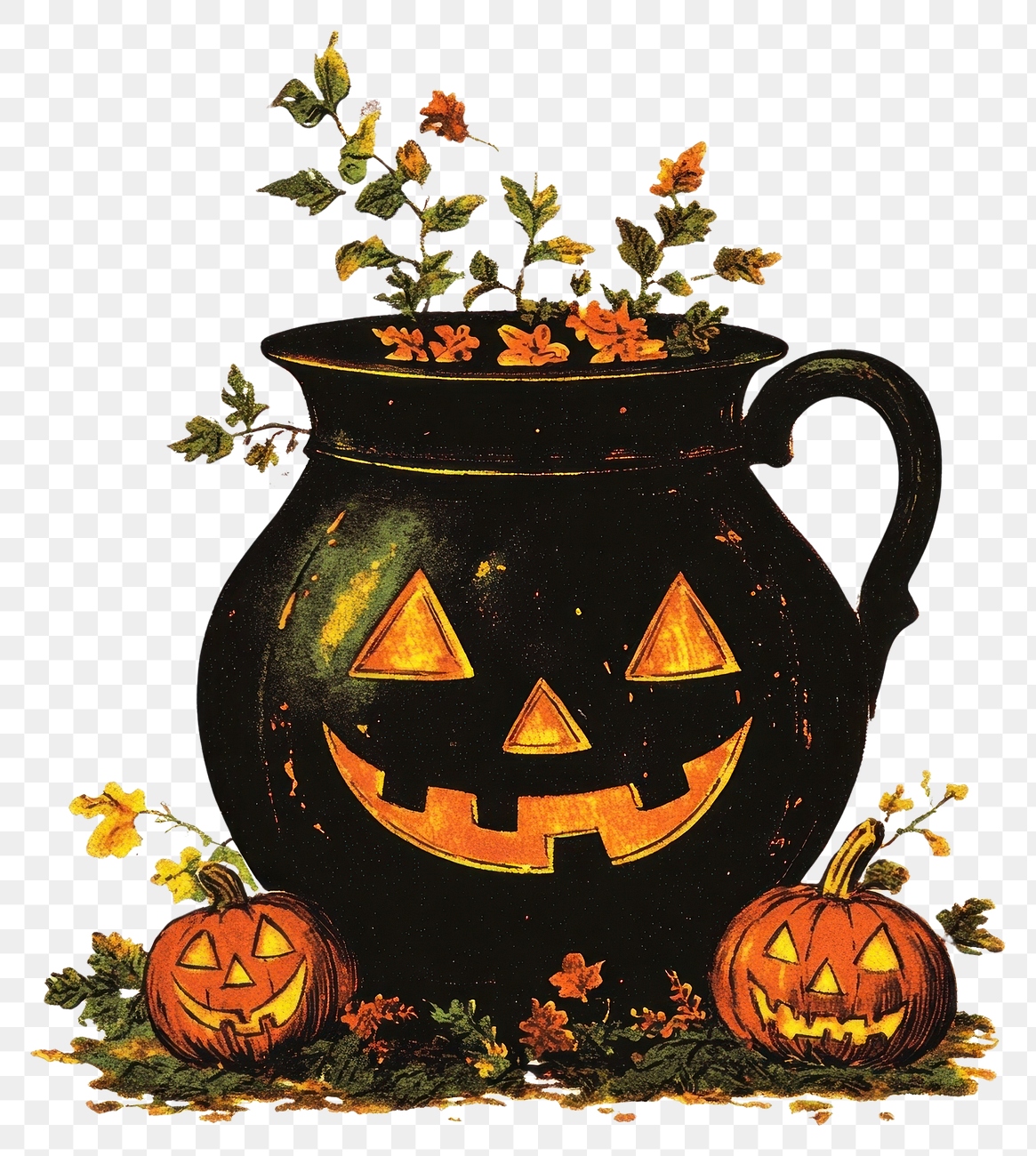 PNG Halloween cauldron halloween vintage | Premium PNG - rawpixel