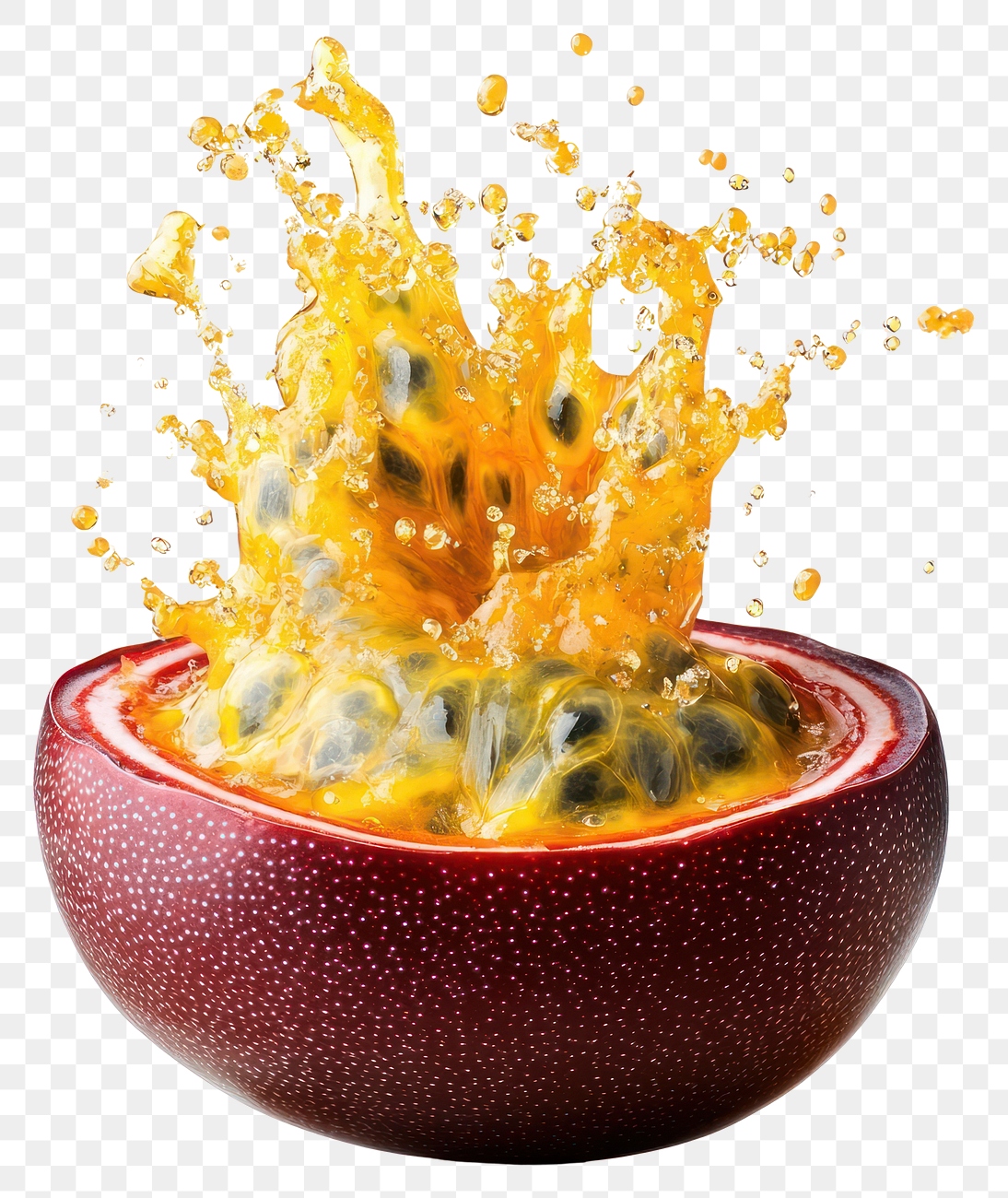 PNG Exploding real passion fruit | Free PNG - rawpixel