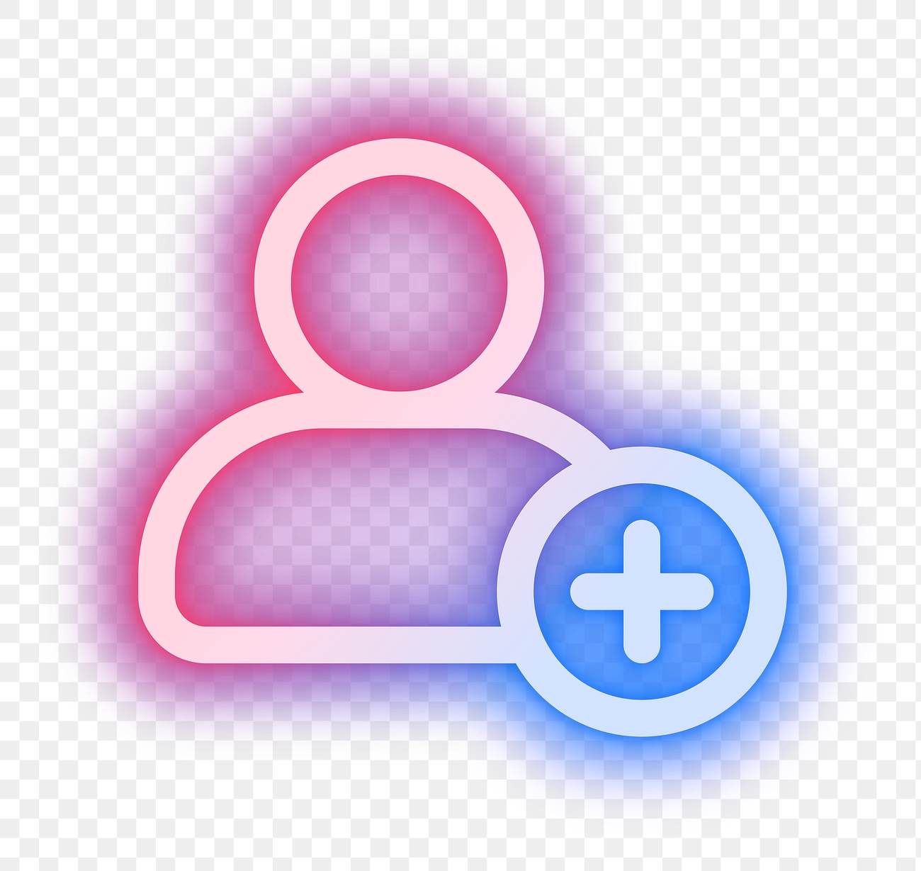 Png add friend pink icon | Premium Icons Sticker - rawpixel