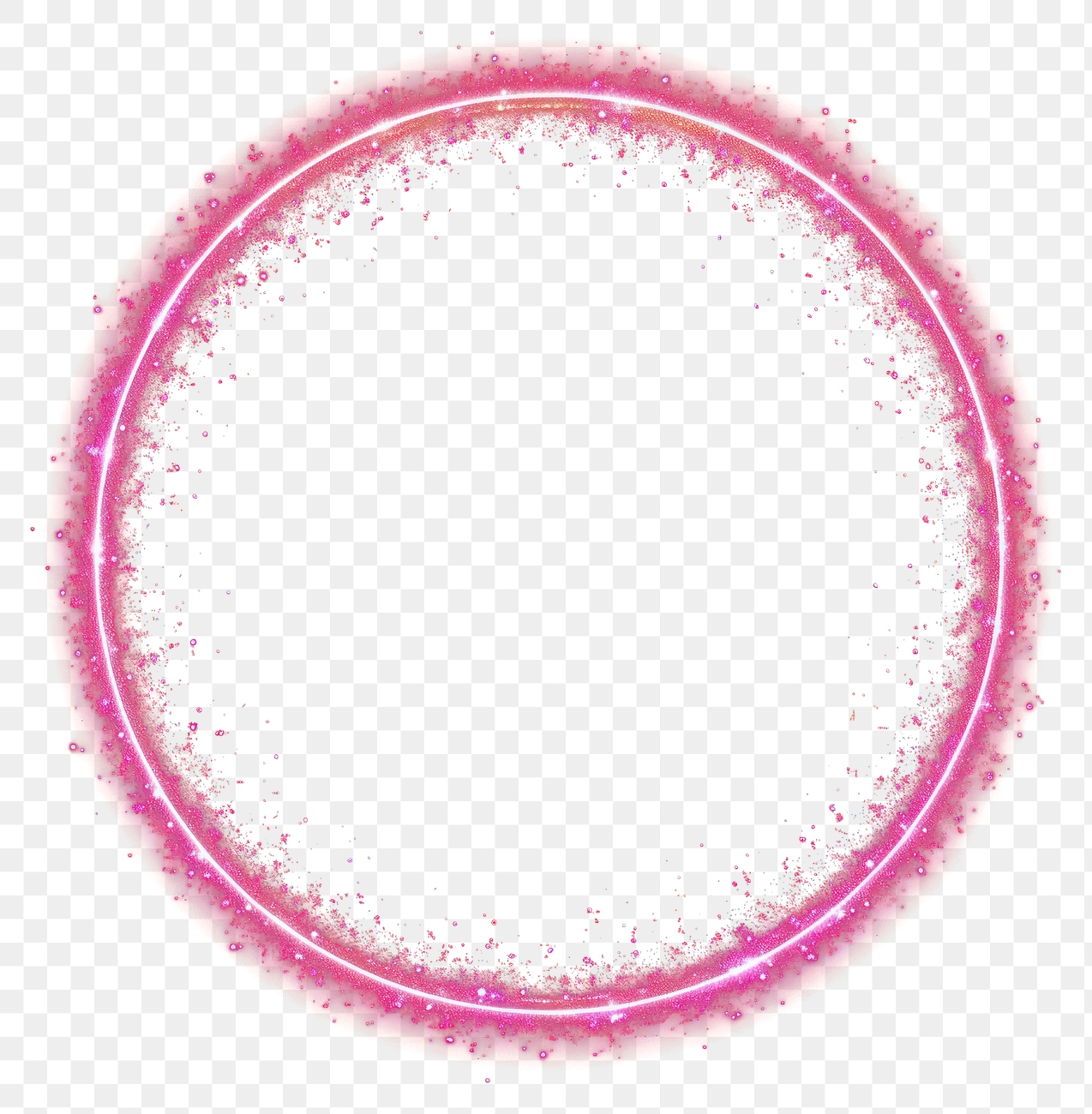 PNG Glowing pink neon circle | Premium PNG - rawpixel