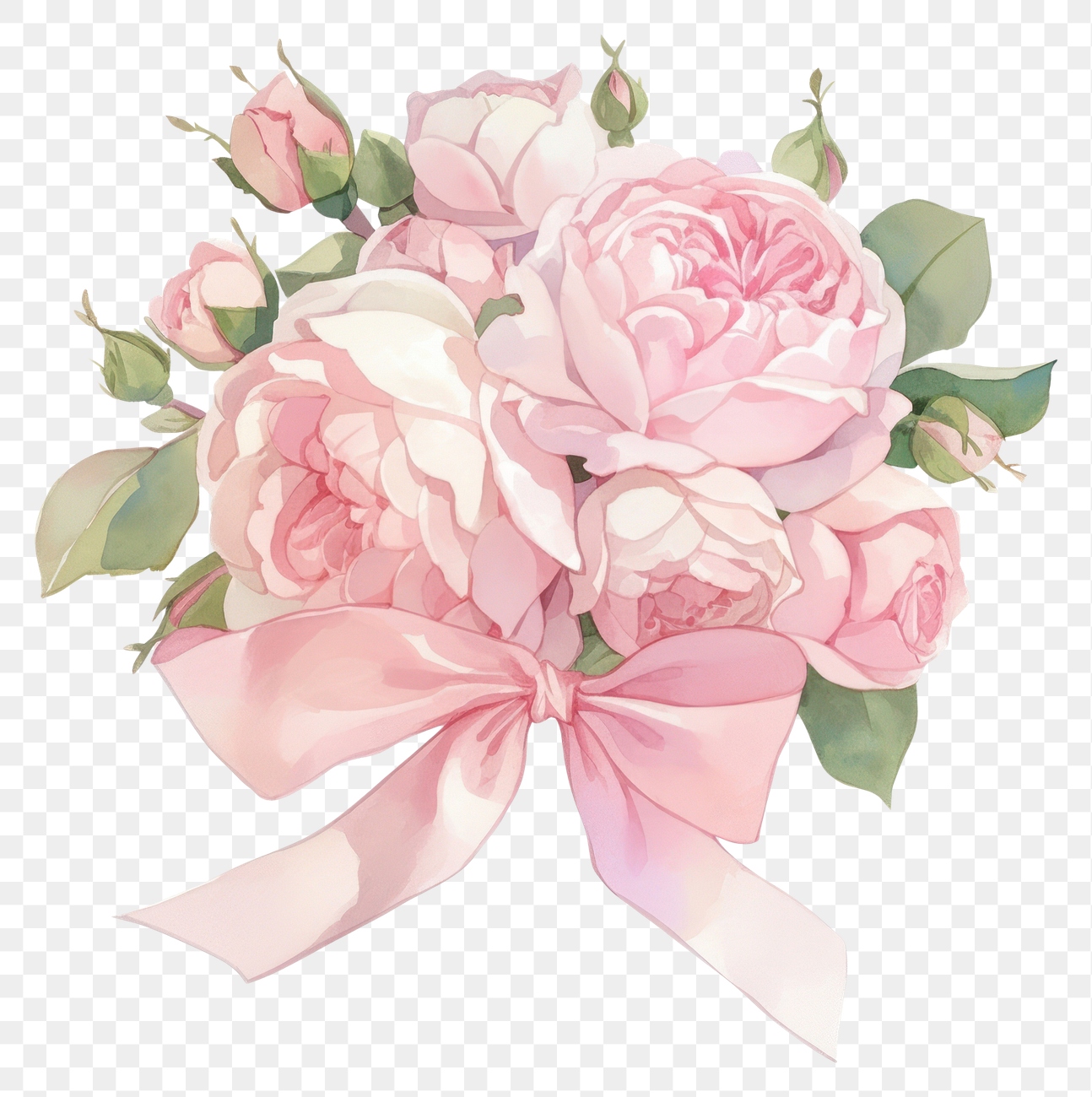 PNG Coquette roses art illustration | Premium PNG - rawpixel