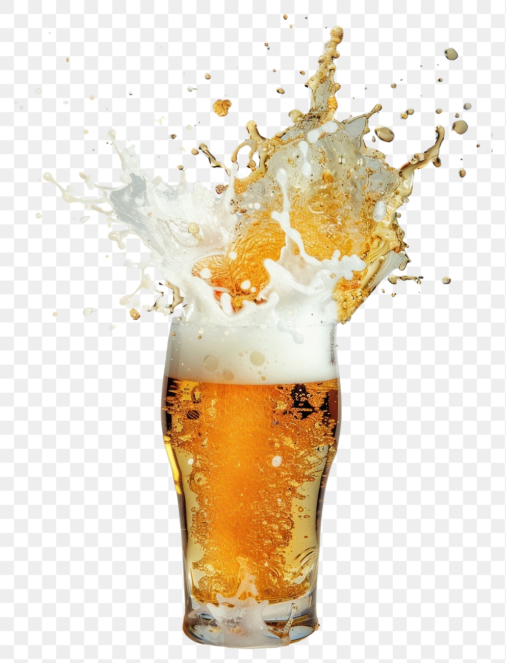 PNG Exploding beer glass beverage | Free PNG - rawpixel
