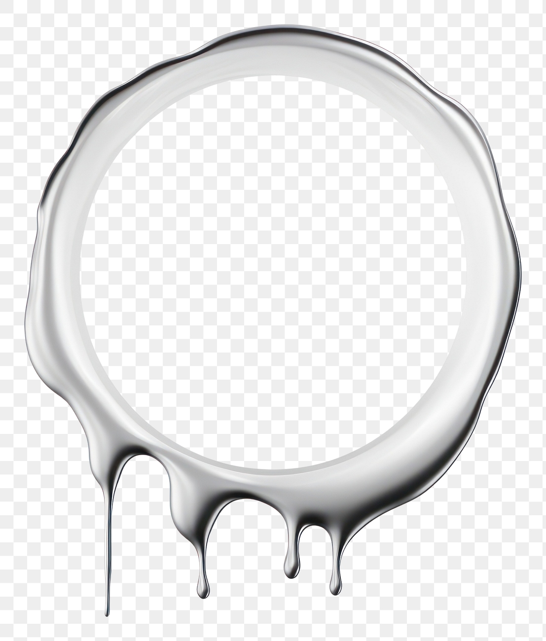 PNG Circle melting dripping metal | Premium PNG - rawpixel