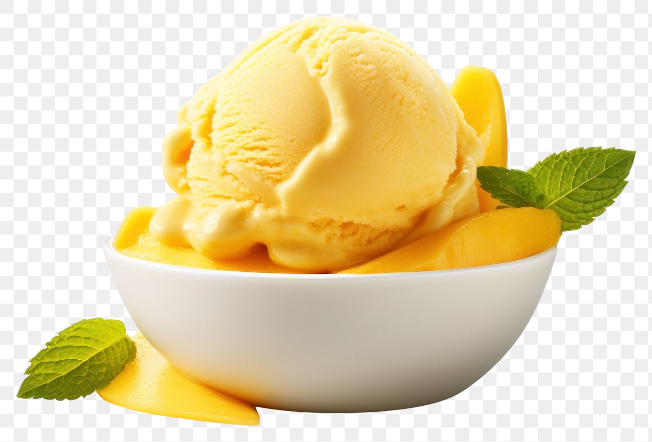 PNG mango ice-cream dessert plant | Premium PNG - rawpixel