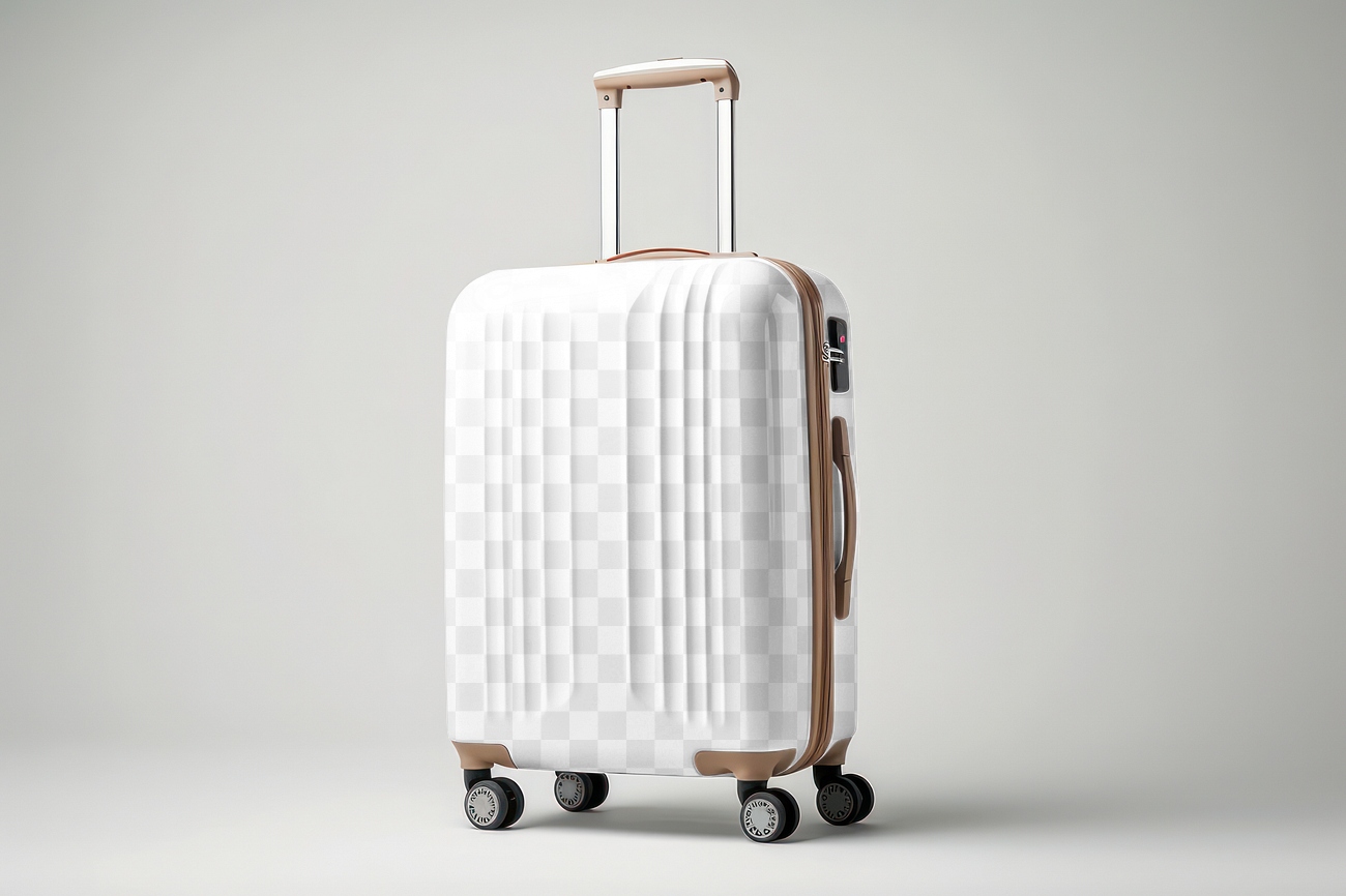 Travel luggage png mockup, transparent | Free PNG - rawpixel