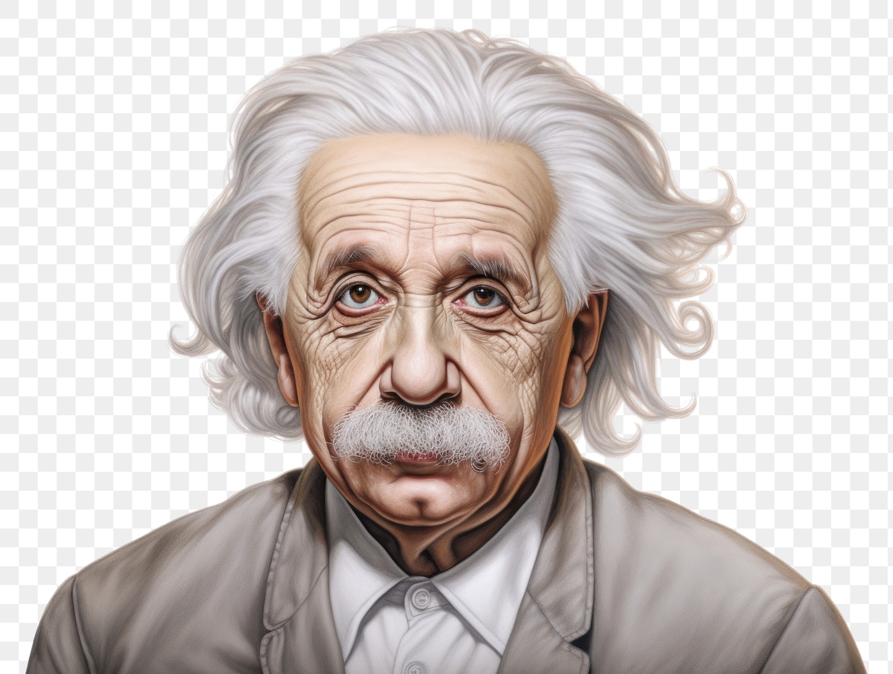 PNG Albert Einstein portrait drawing | Premium PNG - rawpixel